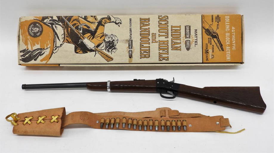 Mattel Indian Scout Shootin Shell Rifle Bandolier