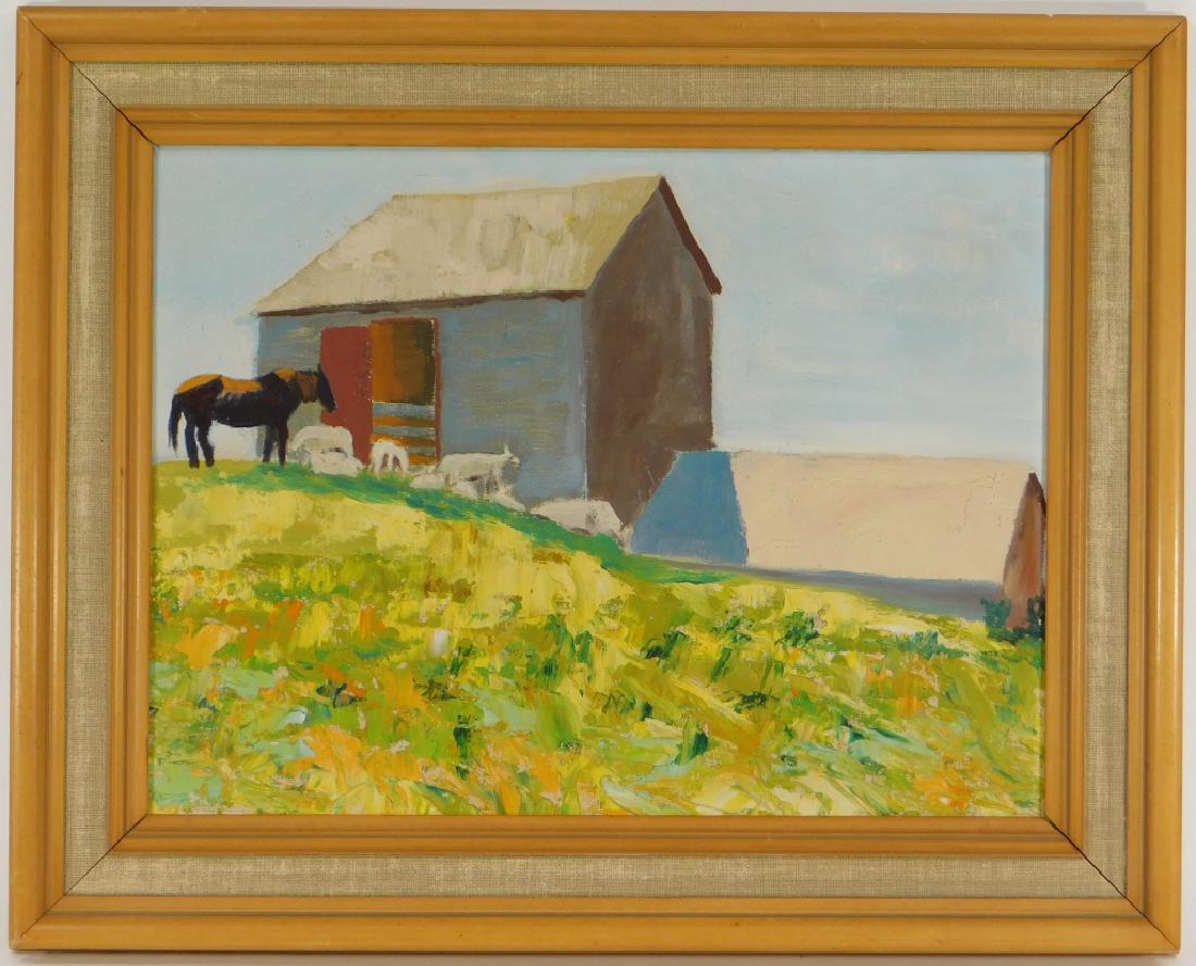 Geoffrey Chalmers O/B Impressionist Farm Painting - Apr 06, 2019 ...
