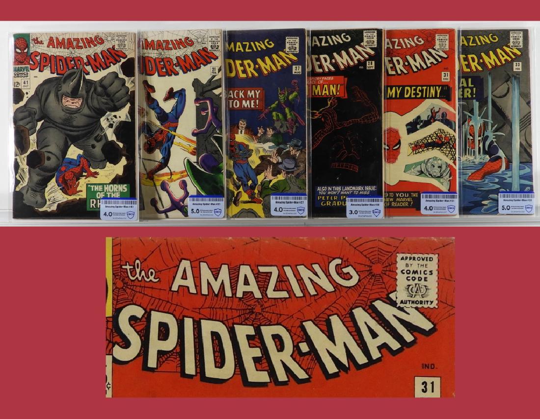 6 Marvel Comics Amazing Spider-Man Key Issue Group