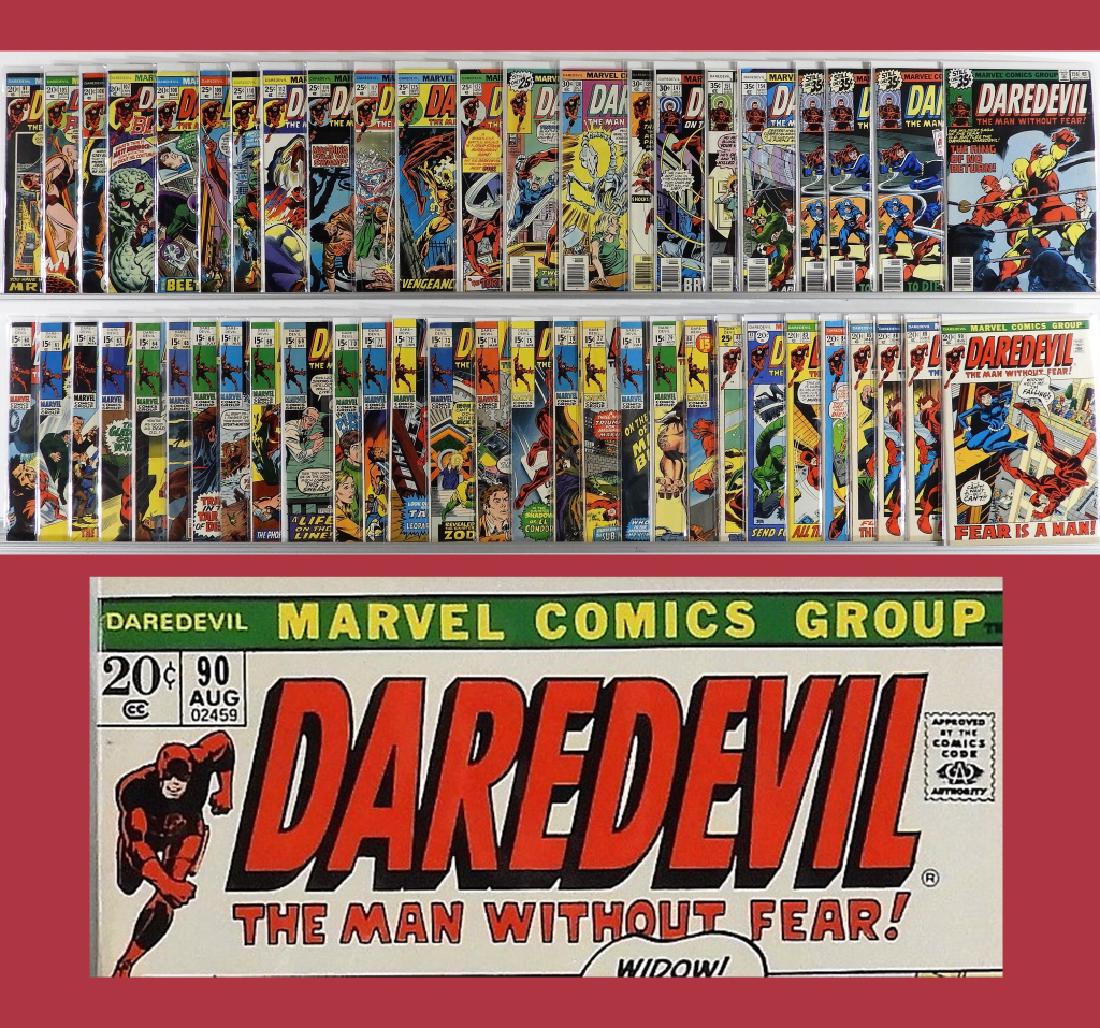 51PC Marvel Comics Daredevil #60-#156 Part. Run