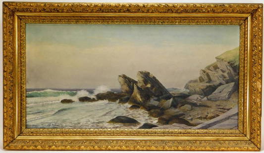 Edward Fay Newport Ri Marine Seascape Painting