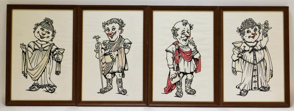 4PC Robert Charles Haun Roman Emperor Caricatures - Oct 05, 2019 ...