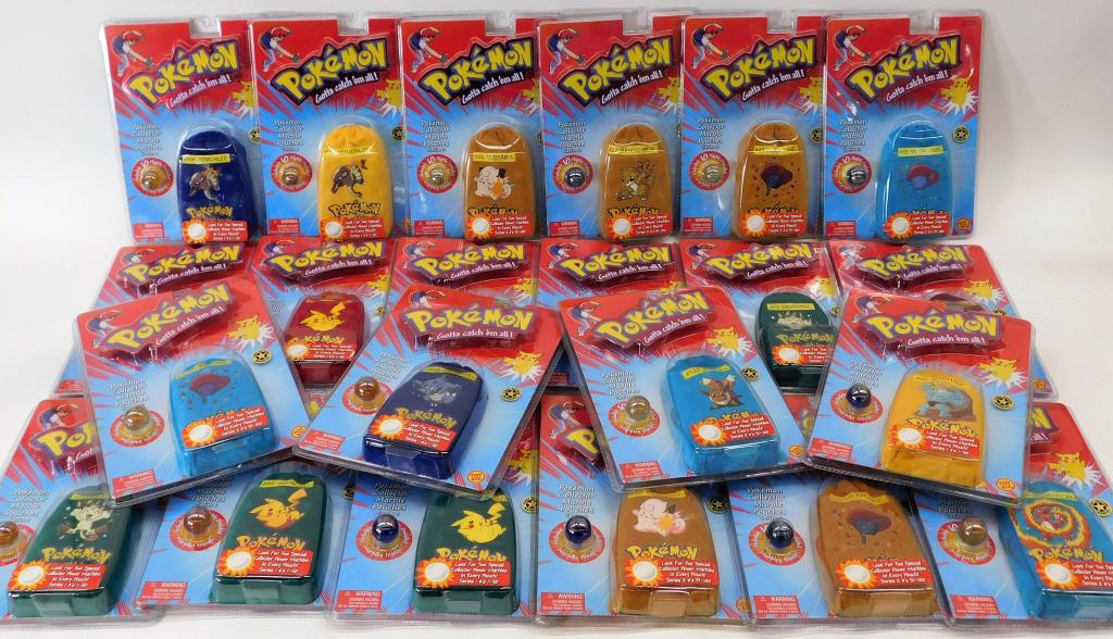 22 Toy Biz Pokemon 1st Ed Sealed Collector Marbles