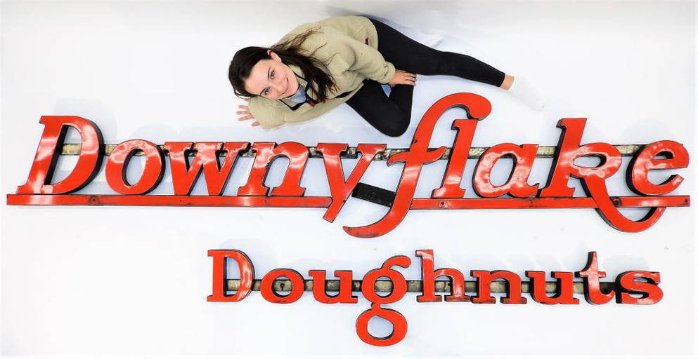 RARE Downyflake Doughnut Porcelain Storefront Sign - Oct 31, 2020 ...