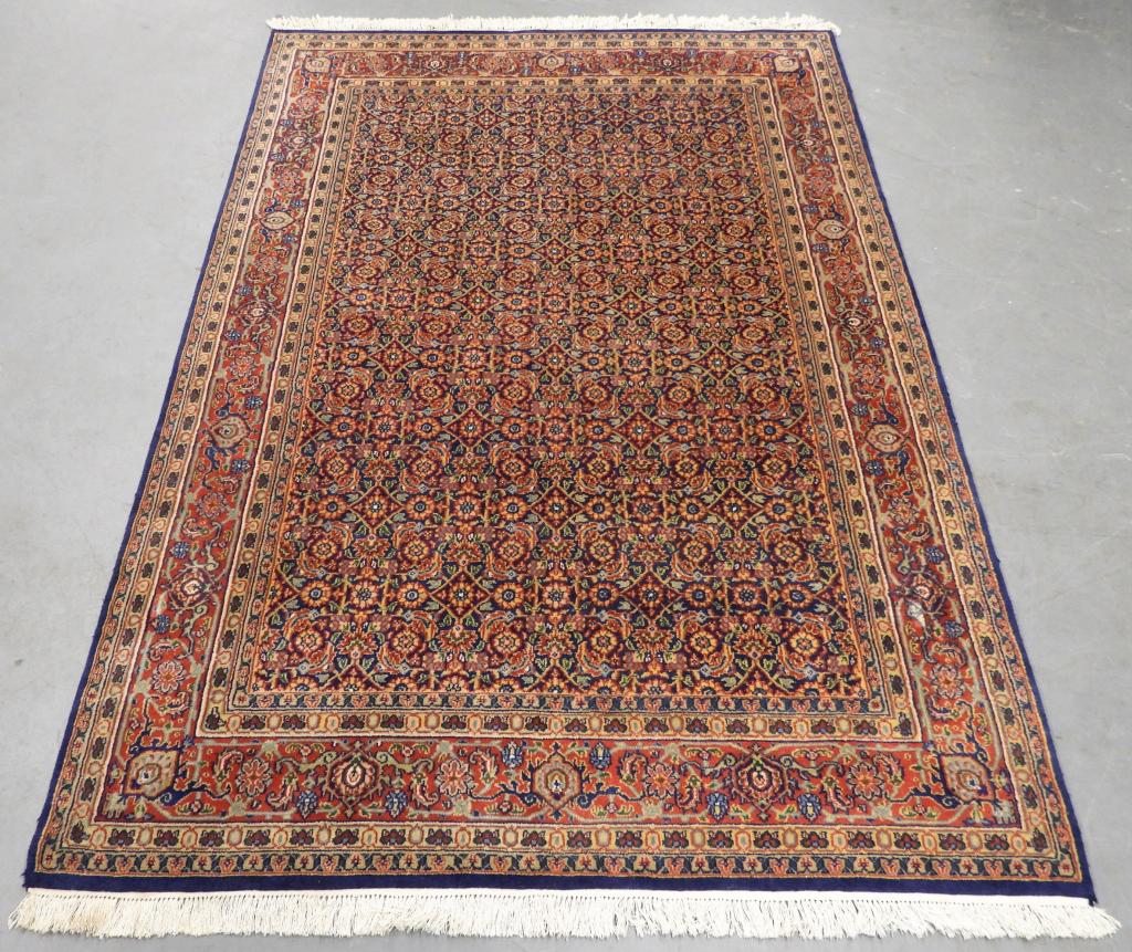 Middle Eastern Geometric Floral Rug