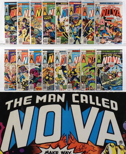 25PC Marvel Comics Nova #1-#25 Complete Run (#0370) on Jan 01, 2023 | Bruneau & Co. Auctioneers ...