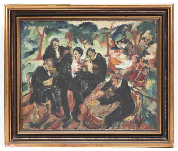 Julius Jakoby Impressionist Musicians Painting (#0200) on Jan 09, 2023 ...