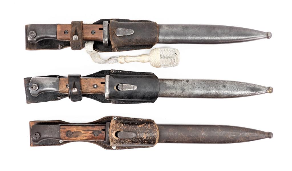 Three WWII German Bayonets, Scabbards, and Frogs - Feb 22, 2023 ...