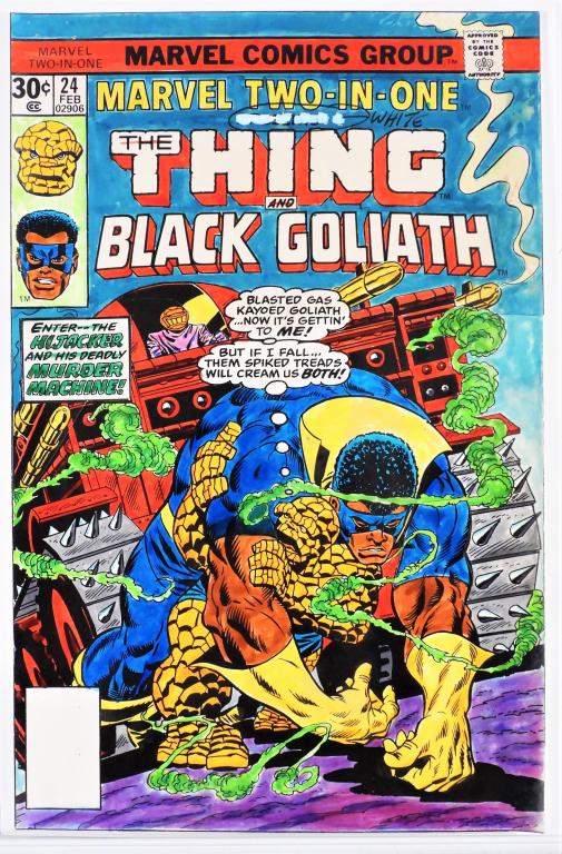 Marvel Two-In-One #24 Cover Color Guide Art - Apr 05, 2023 | Bruneau ...