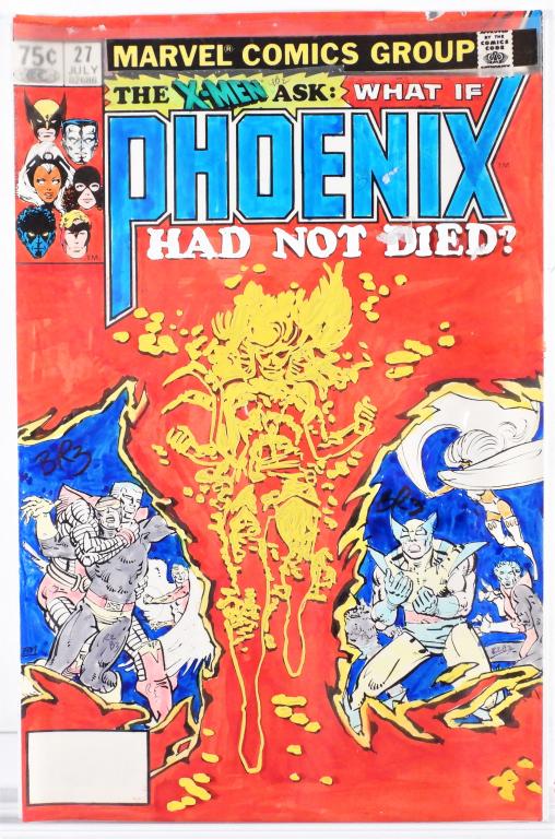 Marvel Comics What If? #27 Cover Color Guide Art