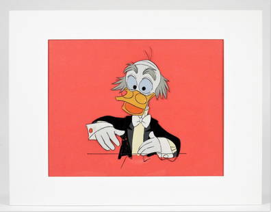Disney Animation Cel "ludwig Von Drake"