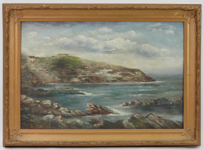 L.t. Howard Ocean Landscape Painting