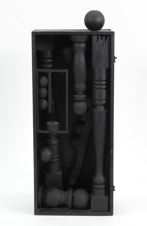 Louise Nevelson Painted Wood Assemblage Sculpture