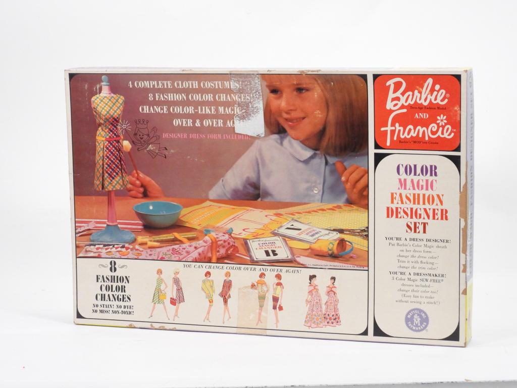 1966 Mattel Barbie Francie Color Magic Fashion Set Auction