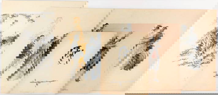 Illustration Art Collection of Carl Pugliese 2023-10-14 Auction - 150 ...