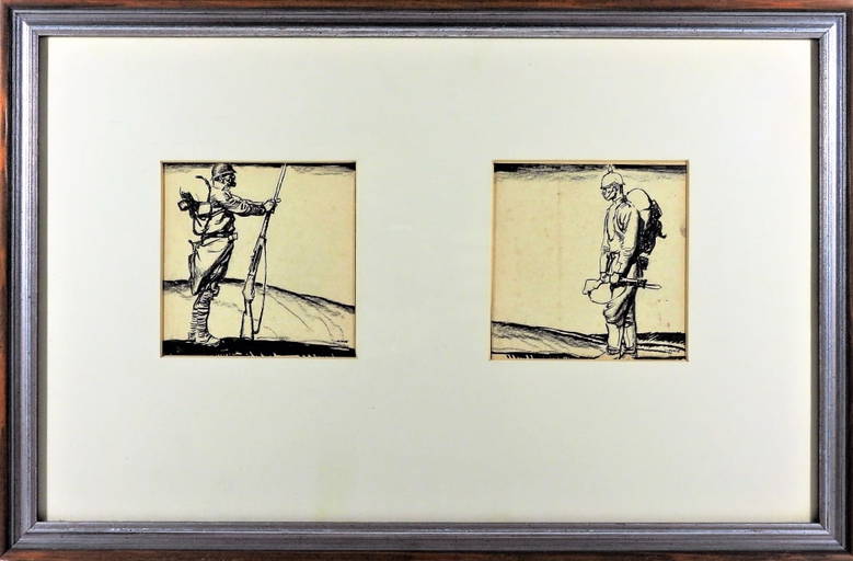 Herbert M. Stoops "inked Memories" And Sketches