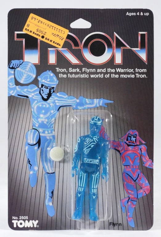1982 Tomy Tron Flynn Action Figure Mosc Sealed Auction