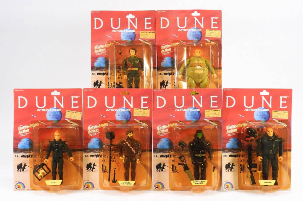 6pc 1984 Ljn Dune Action Figure Complete Set Mosc Auction