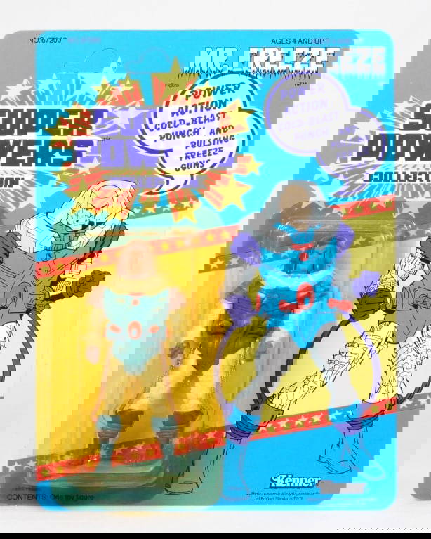 1986 Kenner Super Powers Mr. Freeze Mosc Auction