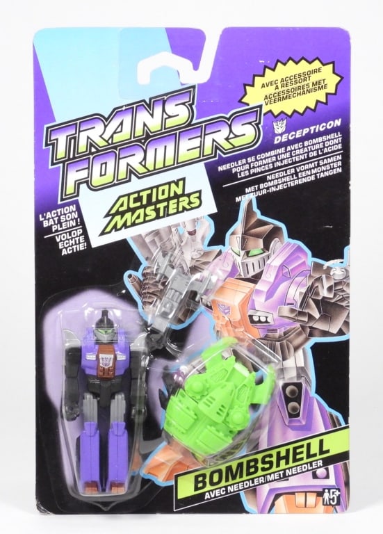1991 Euro Transformers Action Masters Bombshell Auction