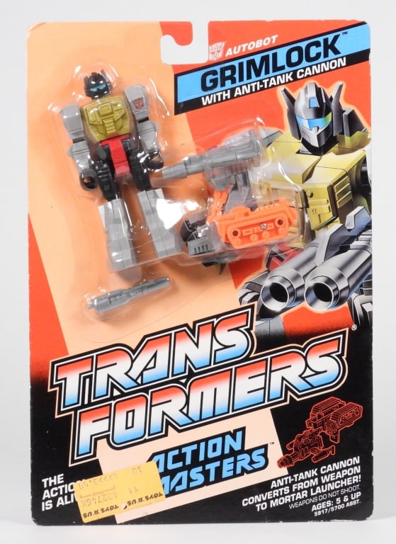 1990 Hasbro Transformers Action Masters Grimlock Auction