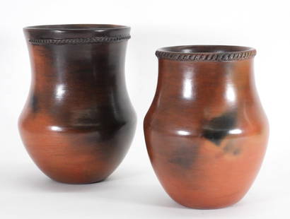 Sue A. Williams Curved Rim Pottery Vessel Auction