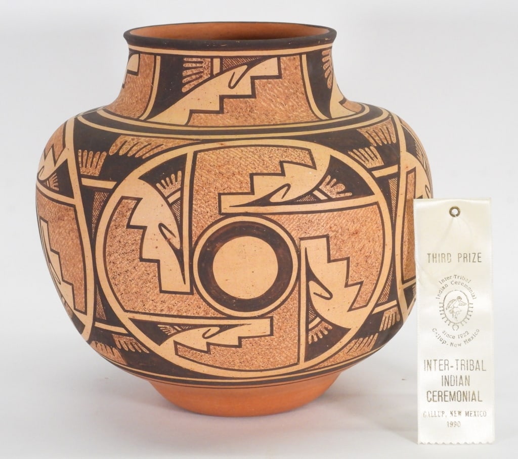 Randy Nahohai Zuni Pottery Vessel Auction