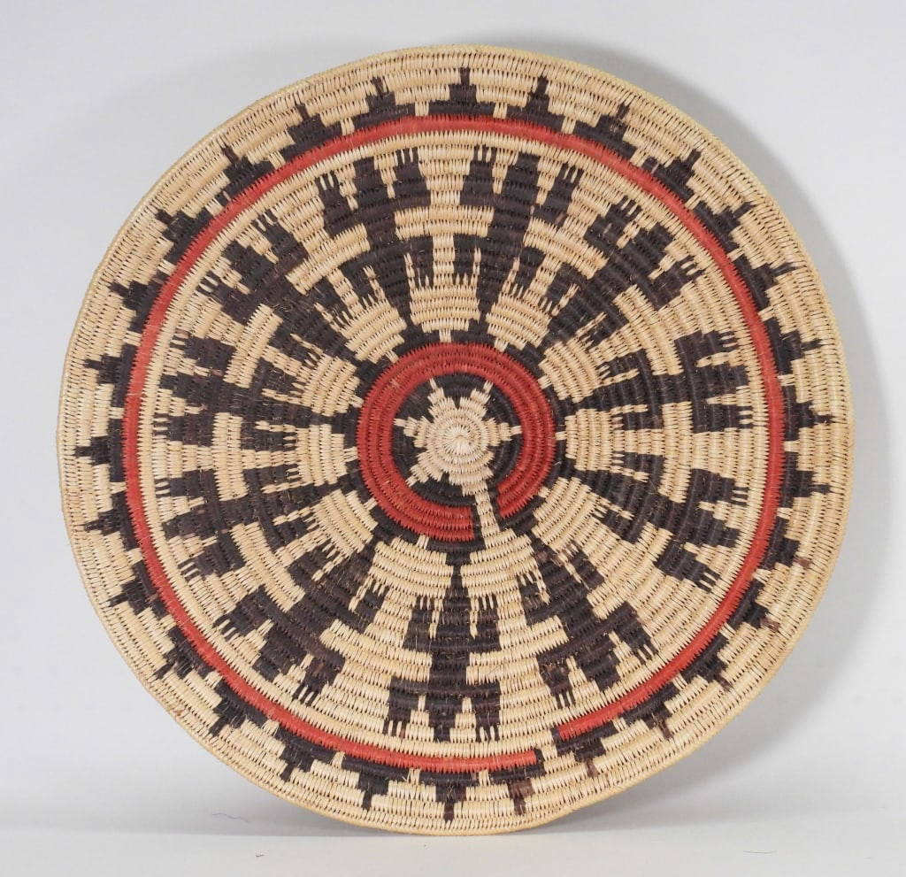 Sally Chief Salamander Native Amer. Wedding Basket Auction