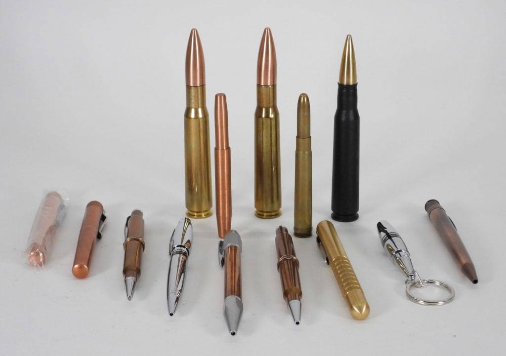 13pc Bullet Form, Heavy Duty Assorted Pens Auction