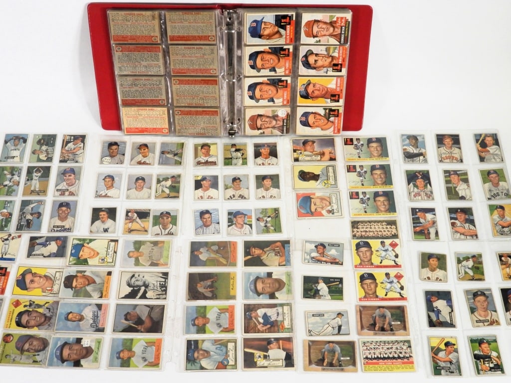 275+ 1950-56 Bowman Topps Baseball Card Collection Auction