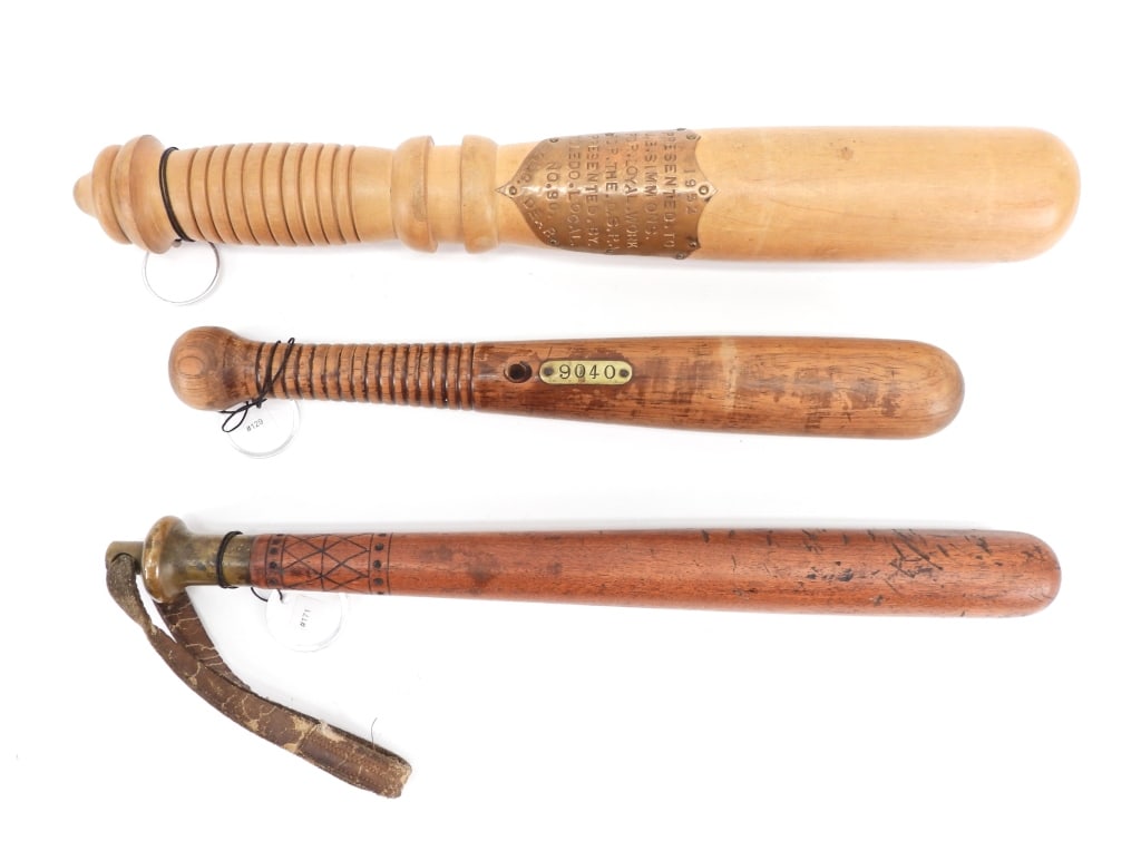 3pc Presentation & Other Wood Billy Clubs