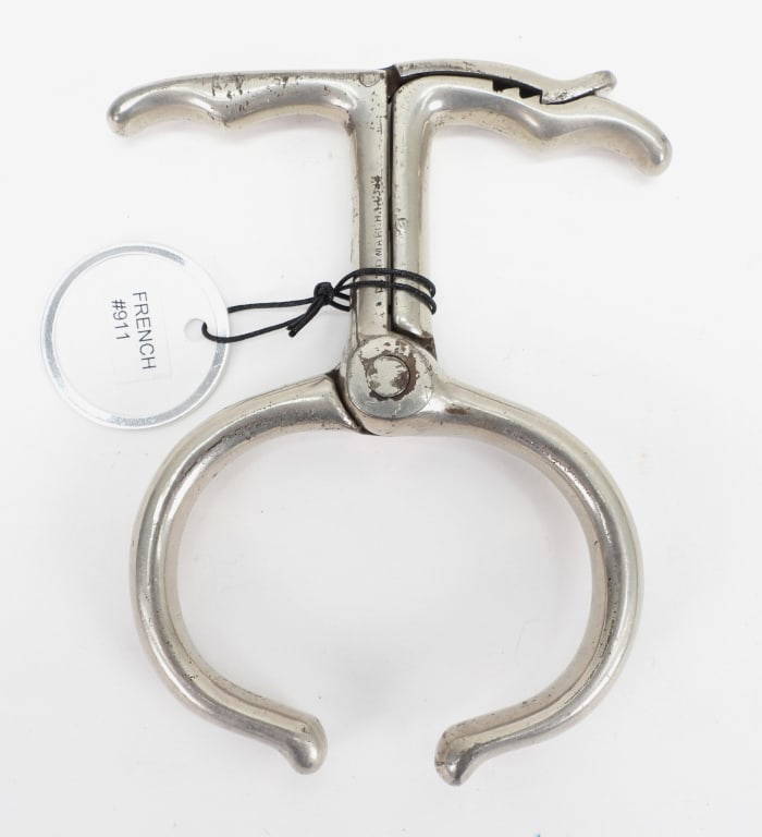S.a. French Steel Mechanical Police Nippers Auction