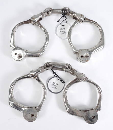 2 Pr. Bean Model Cobb Police Officers Handcuffs
