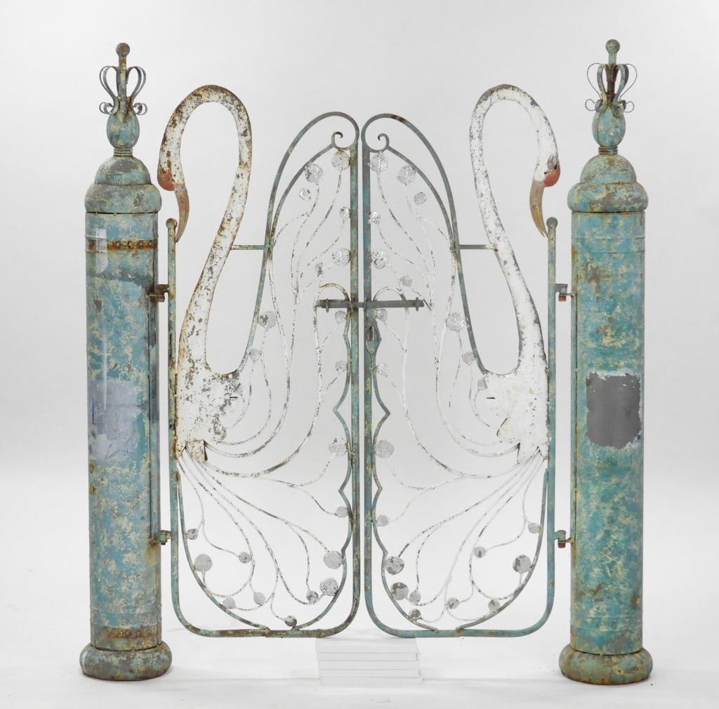 Architectural Swan Gate