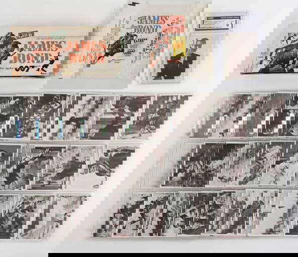 1966 Gum James Bond Thunderball Complete W/ Box