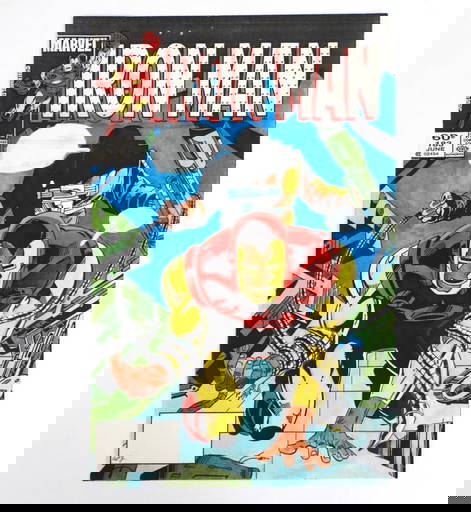 Marvel Comics Iron Man #183 Cover Color Guide