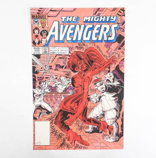 Marvel Comics Avengers #245 Cover Color Guide