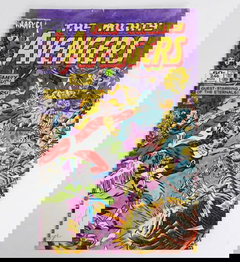 Marvel Comics Avengers #246 Cover Color Guide