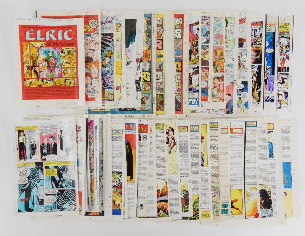 Andy Yanchus Marvel Comics Color Guide Archive Auction