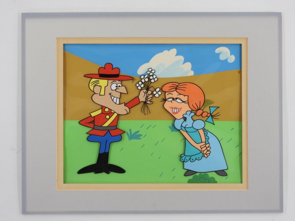 Rocky And Bullwinkle Dudley Do-right Animation Cel Auction