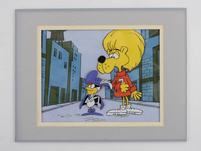Jay Ward Prod Super Chicken And Fred Animation Cel
