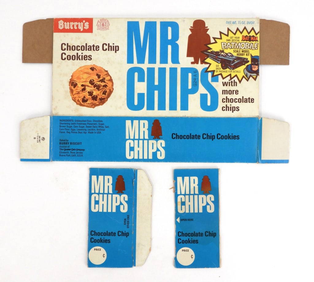 1966 Burry's Cookies Aurora Batmobile Offer Box Auction