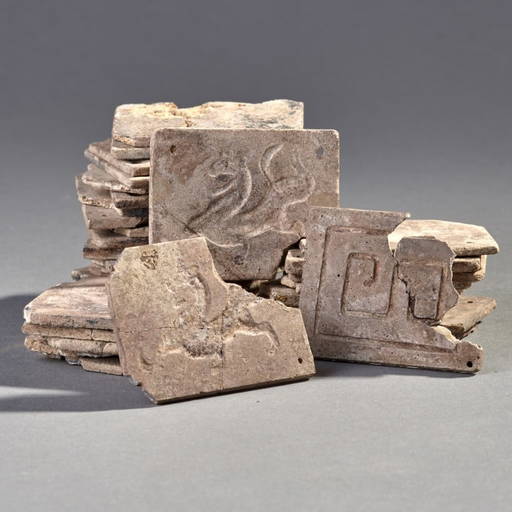 Rare Ancient Chinese Burial Tiles, Ex: Ellsworth C