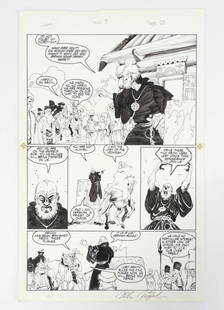 Mike Mignola Chronicles Of Corum #5 Original Art Auction
