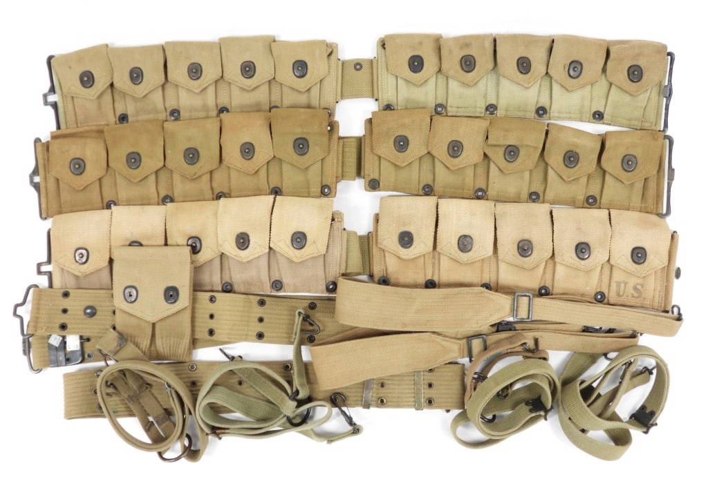 Group Of Usmc Web Gear Auction