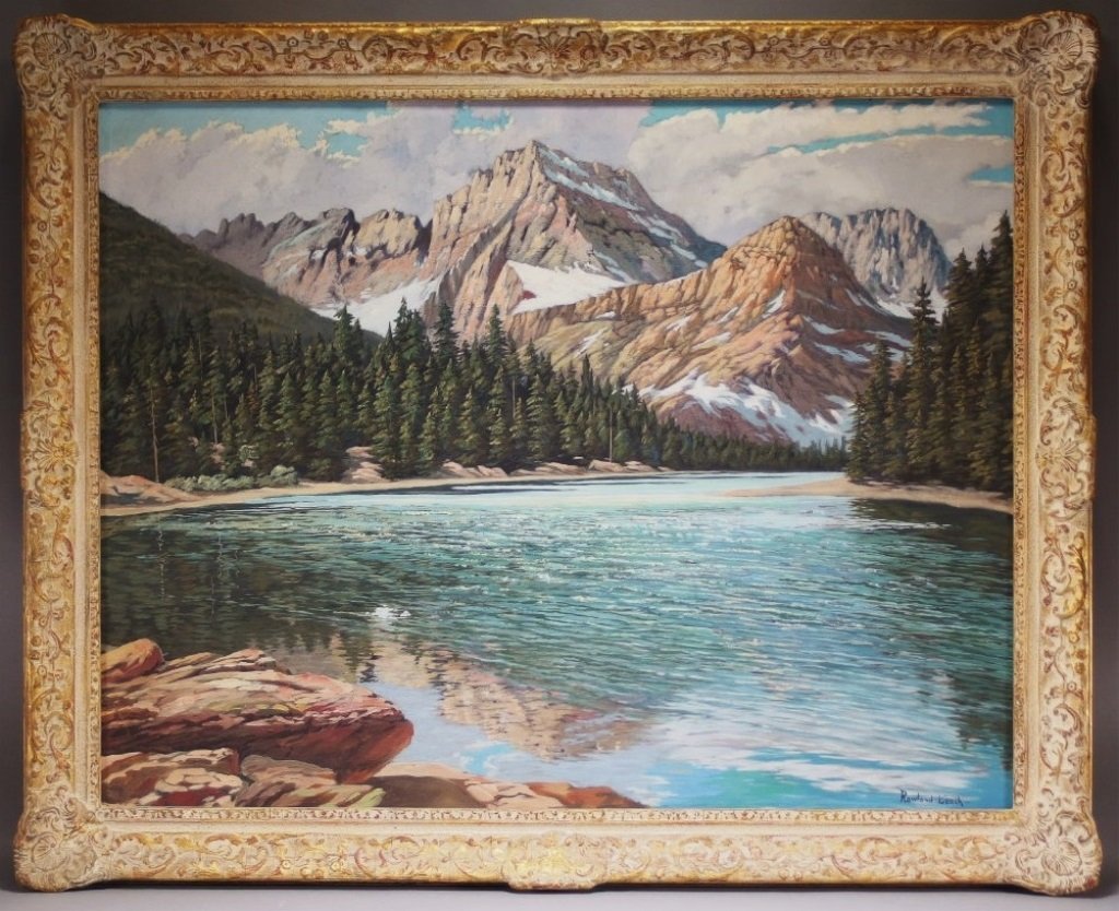 Rowland Leach Lake Josephine Landscape Painting