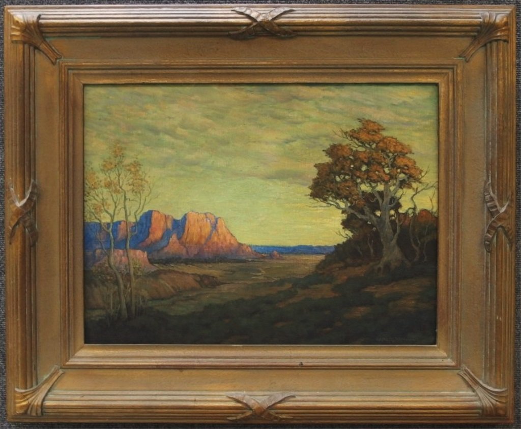 Carl Moon Southwestern Landscape Painting - Nov 21, 2015 | Bruneau & Co ...