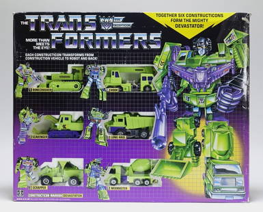 1985 Transformers Superion Complete With Box Giftset