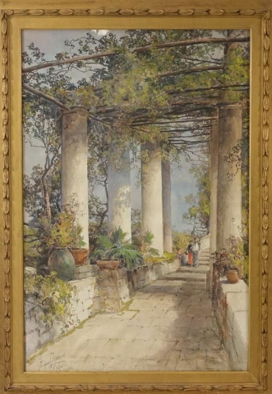 Prosper Louis Senat Italian Capri Veranda Painting - Jul 23, 2016 ...