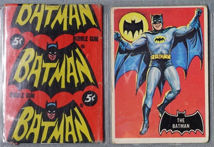 1966 Topps Batman Black Bat Trading Card Set